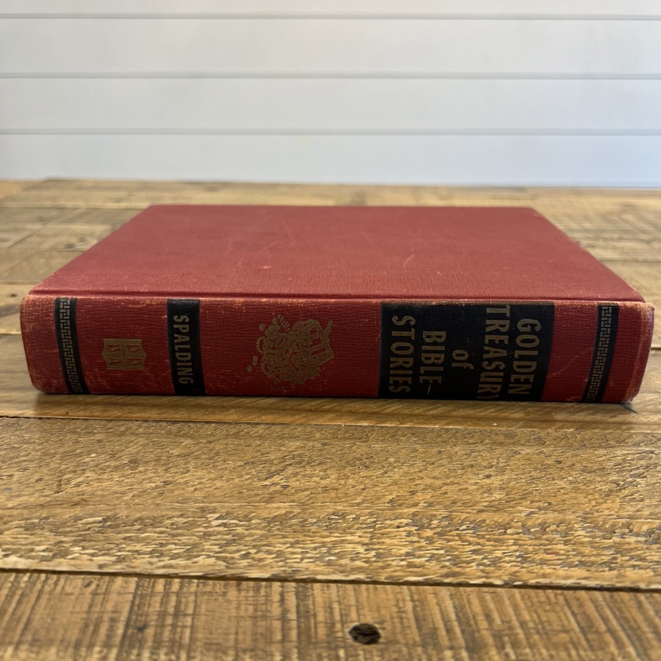 1954 Golden Treasury of Bible Stories by Arthur Whitefield Spalding ...