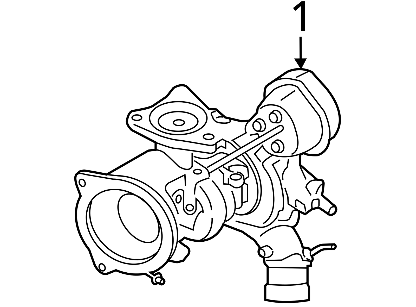 2016 Ford Escape Turbo Turbocharger OEM 141K Miles - LKQ337883382 | eBay