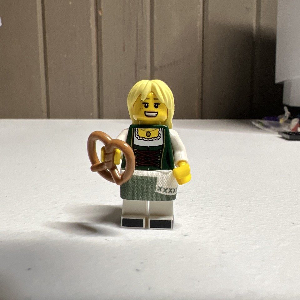 Lego Pretzel Girl Collectible Minifigure Series 11 CMF Complete w ...