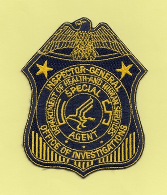 C9 HEALTH HUMAN SERVICES DEPT INSPECTOR GENERAL POLICE PATCH TASKFORCE ...