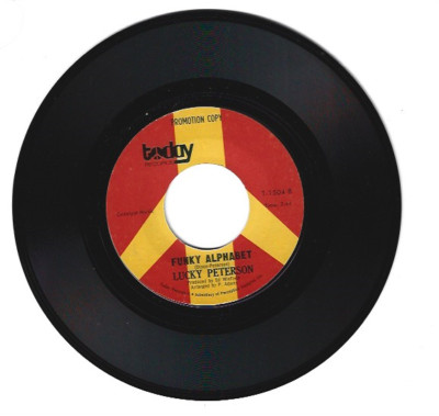 FUNK 45 RPM - LUCKY PETERSON ON TODAY RECORDS " FUNKY ALPHABET" | eBay