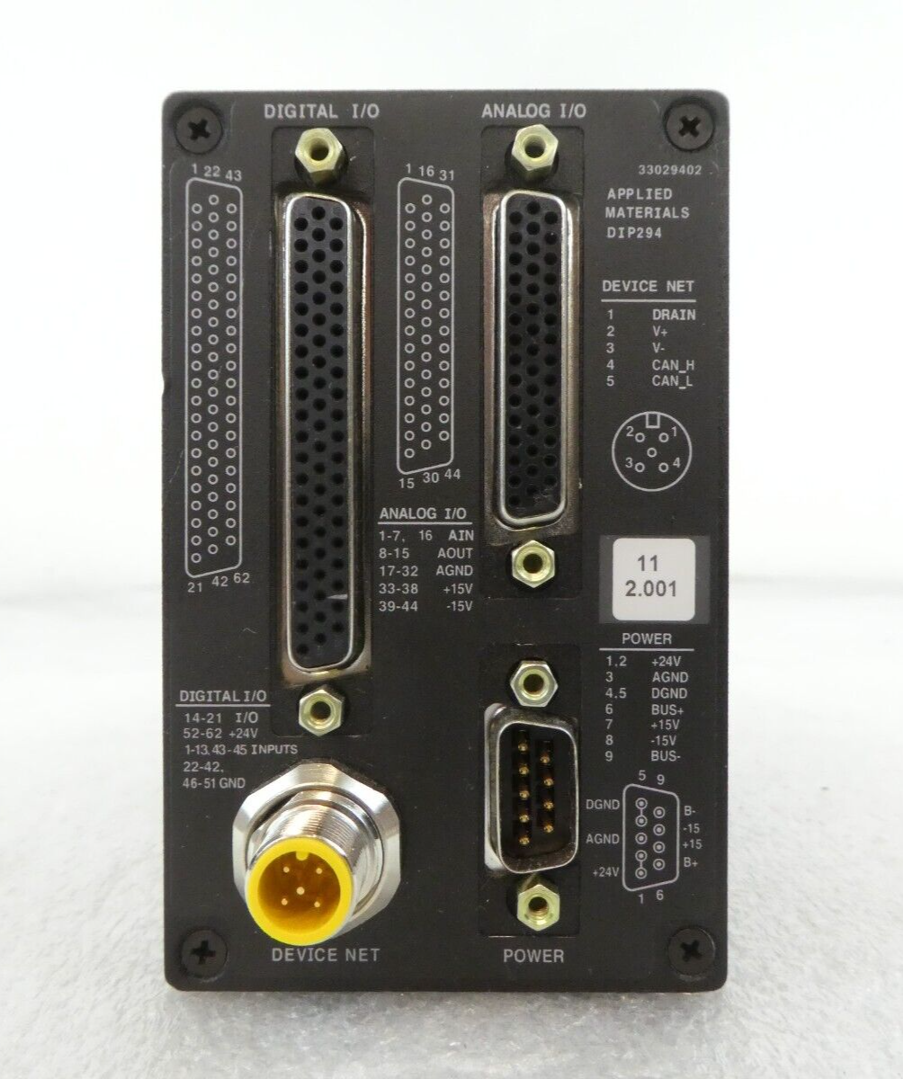 Applied Materials Device Net I/O Block (0190-36511) for sale online | eBay