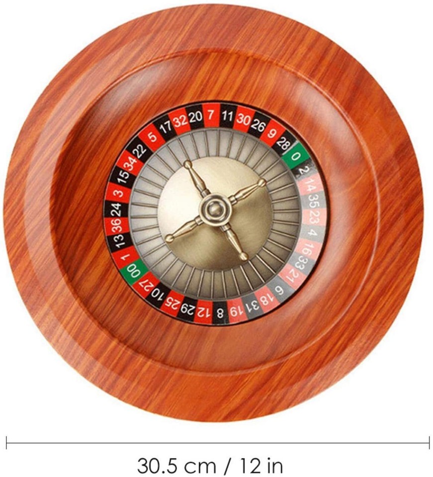 luning Wooden Roulette Wheel Set Professional Roulette Wheel European ...