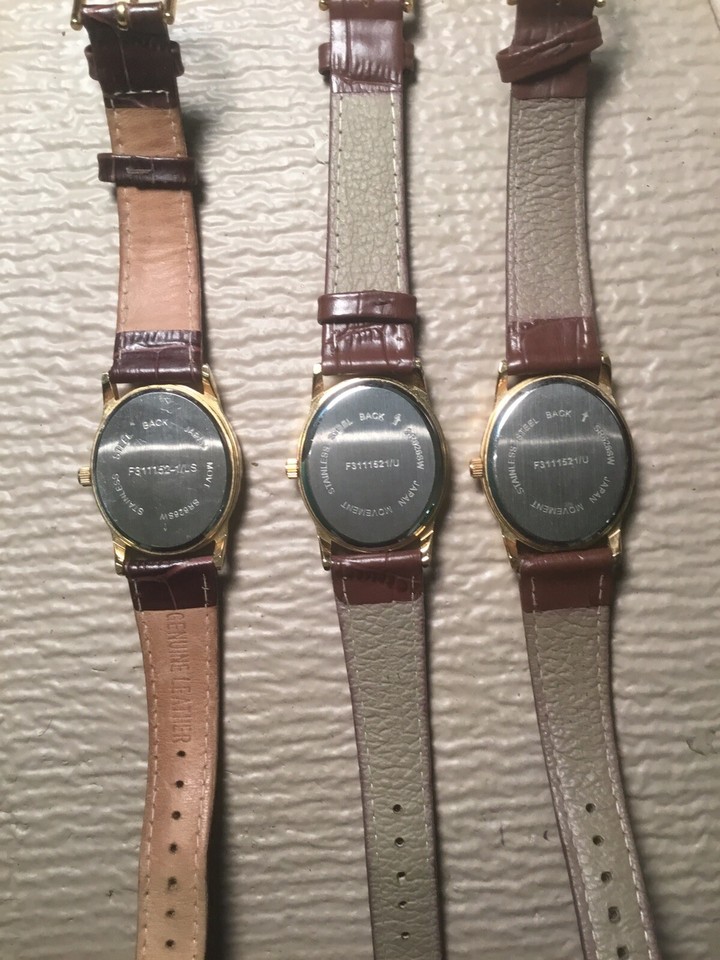 3 Unisex Large Face Easy Read Avon Moon Phase Watches With Date | eBay