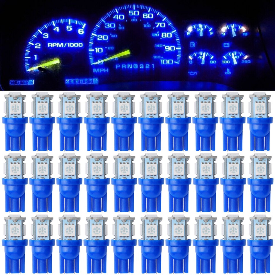 20/50x T10 168 194 LED Interior Instrument Panel Dash Lights For Ford F 150 E150 | eBay