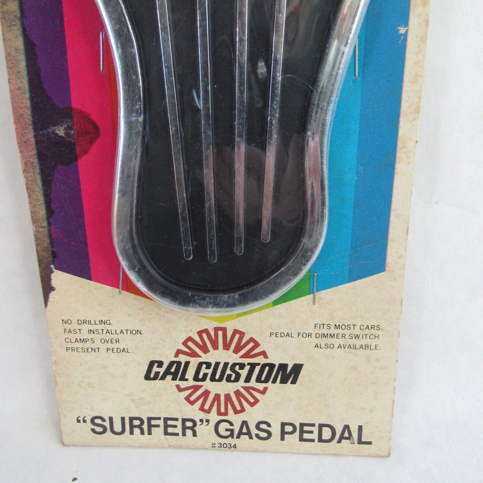 Vintage Cal Custom "Surfer" Bare Foot Metal Gas Throttle Pedal | eBay