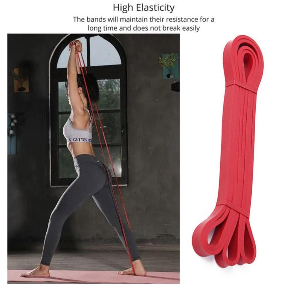 Resistance Bands Heavy Duty Pull Up Assisted Lifting Fitness Exercise ...