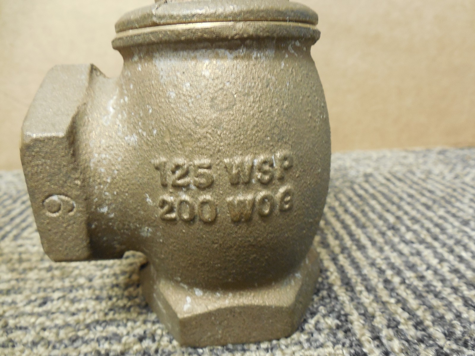 UNITED RANDLEMAN ANGLE VALVE 1-1/4" NPT 125 WSP 200 WOG BRASS BRONZE ...
