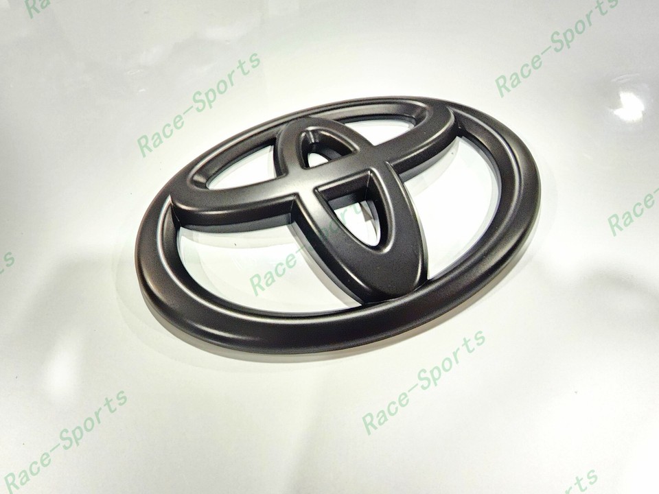 1PC Matte Black Replacement Front Toyota Logo EMBLEM Toyota Tundra ...