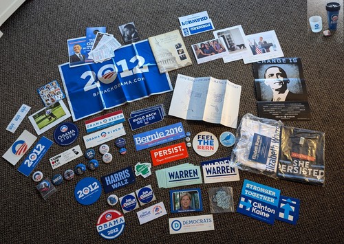 Lot of Democrat Election/Political/Campaign Memorabilia and ...