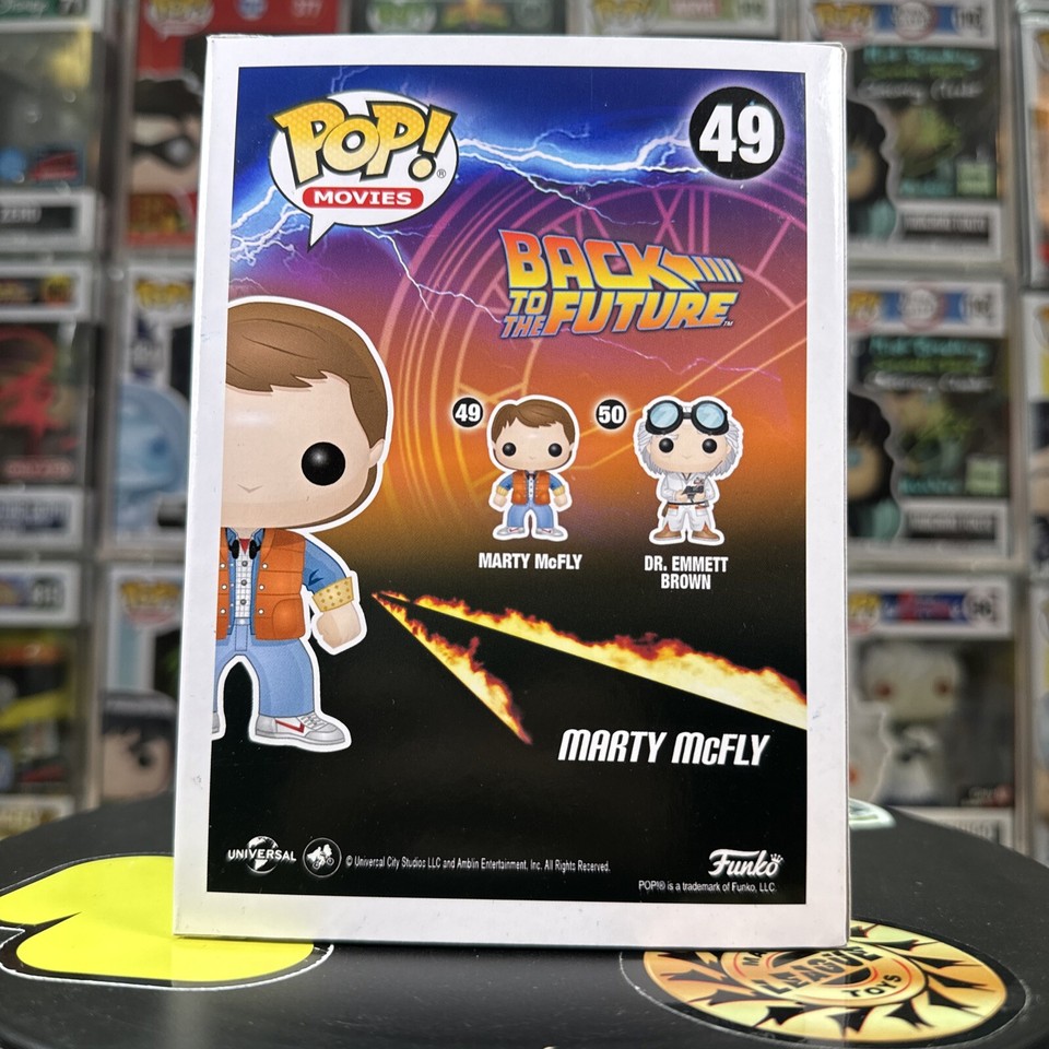 Funko Pop - Marty McFly (Plutonium) - Signed by Michael J. Fox - BTTF ...