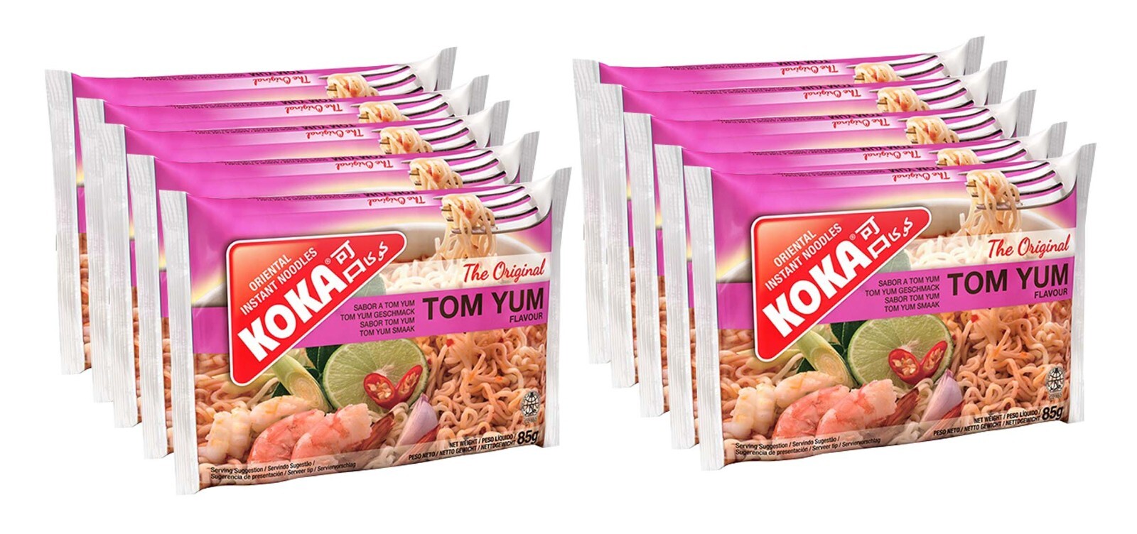 Koka Original Tom Yum Flavour Oriental Style Instant Noodles 85g | eBay UK