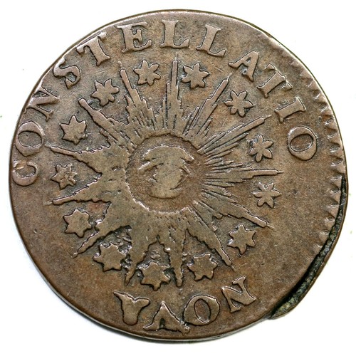 1785 3-B R-2 Pointed Rays Nova Constellatio Colonial Copper Coin | eBay