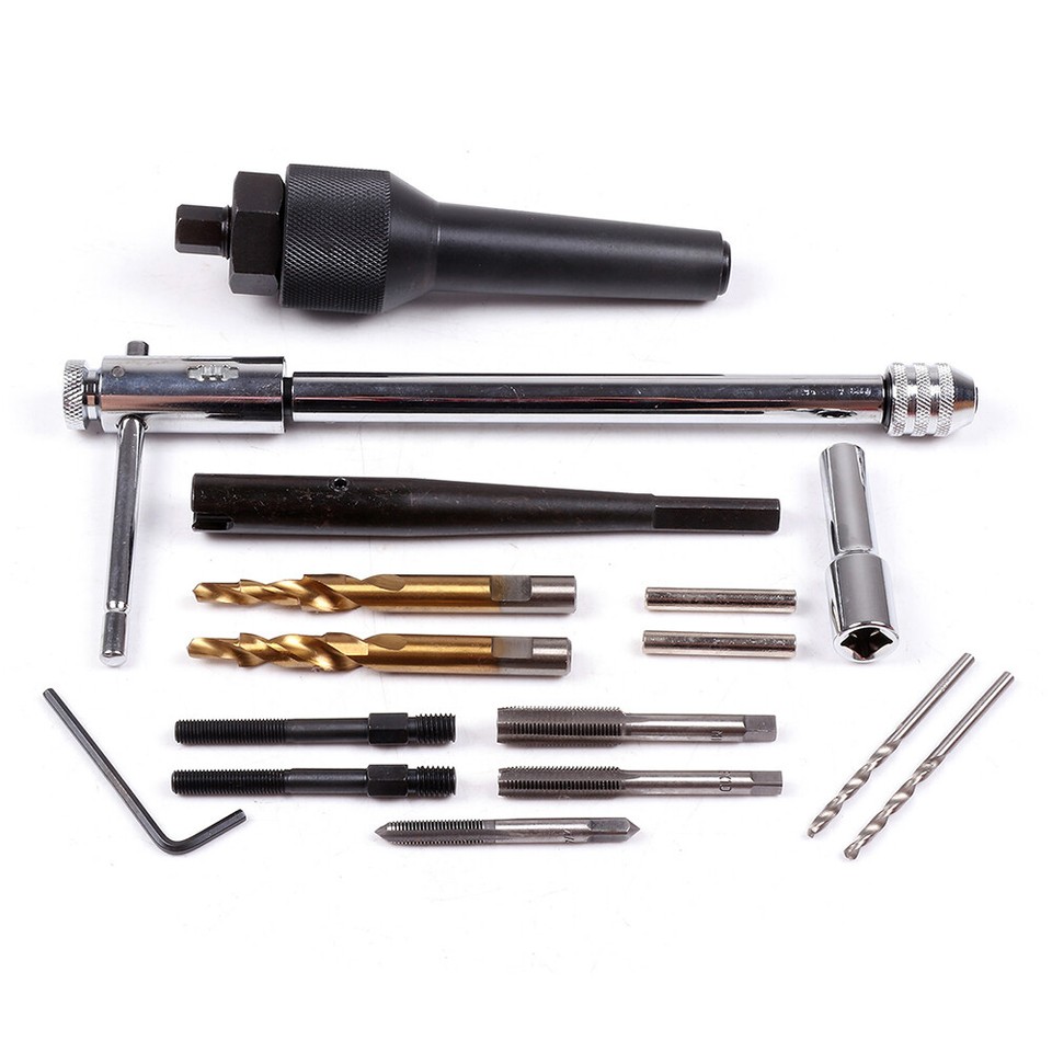 Damaged Glow Plug Removal Remover Tool Kit 16PC Set 8mm 10mm Glow Plugs ...