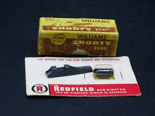 Williams Rifle Sight Shorty Ramp Front Sight 3/16 w/Redfield Front ...