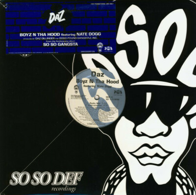 Daz Dillinger Featuring Nate Dogg - Boyz N Tha Hood - So So Def, Zomba ...