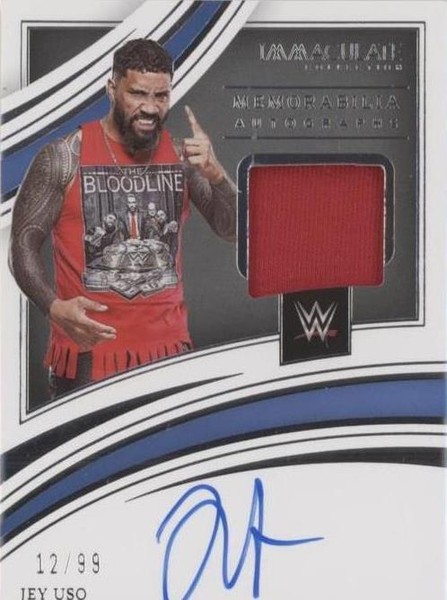 2022 Panini Immaculate Collection WWE - Memorabilia Autographs #MA-JYU ...