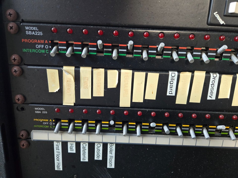 BOGEN COMMUNICATIONS MCP 35 A INTERCOM CONTROL CONSOLE PA SYSTEM For 50 Rooms | eBay