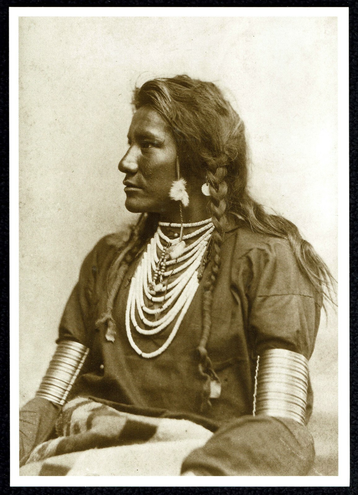 ⫸ 921 Postcard GOES AHEAD Crow Indian Scout 1878 Orlando Goff Photo NEW ...