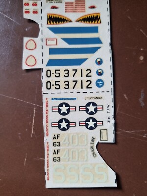 SPARE decals 1/72 Modeldecal USAF 31st TFW F-100D Super Sabre | eBay UK
