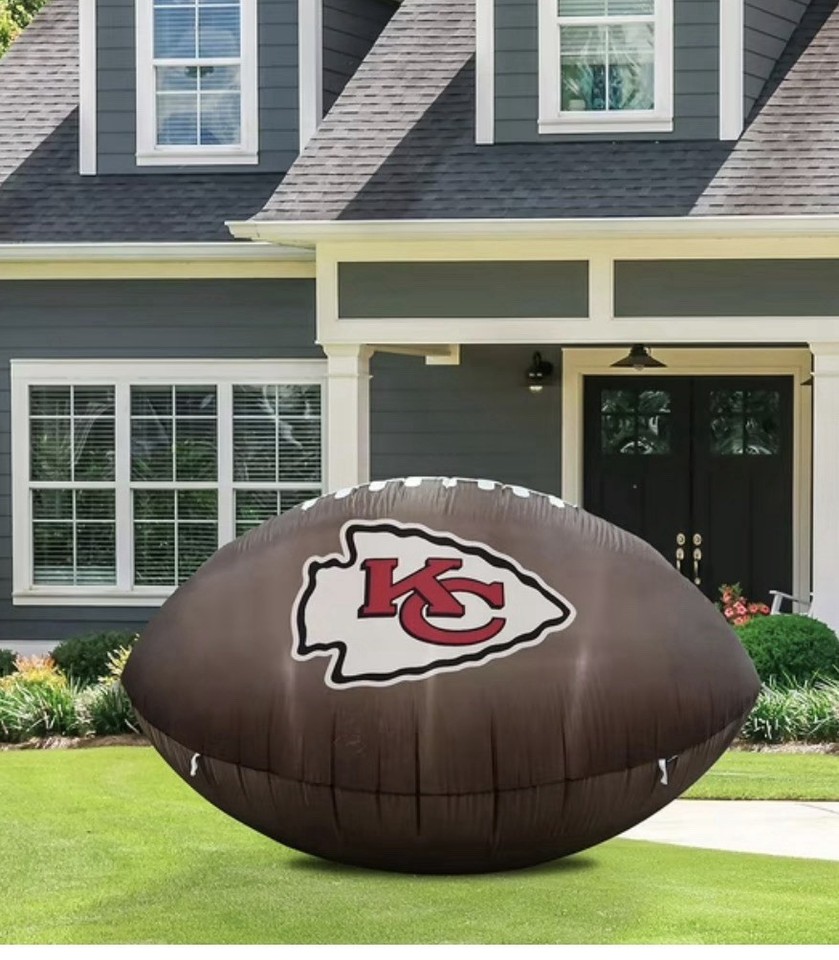 Logo Brands Kansas City Chiefs Light Up 6ft X 10ft Team Inflatable ...