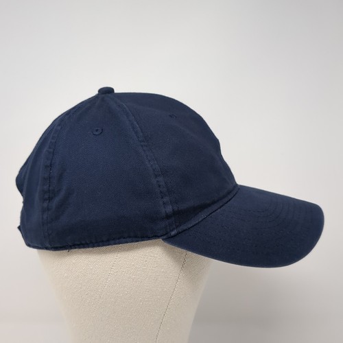 Unbranded Strapback Baseball Cap Blue One Size Adjustable 6 Panel Blank ...