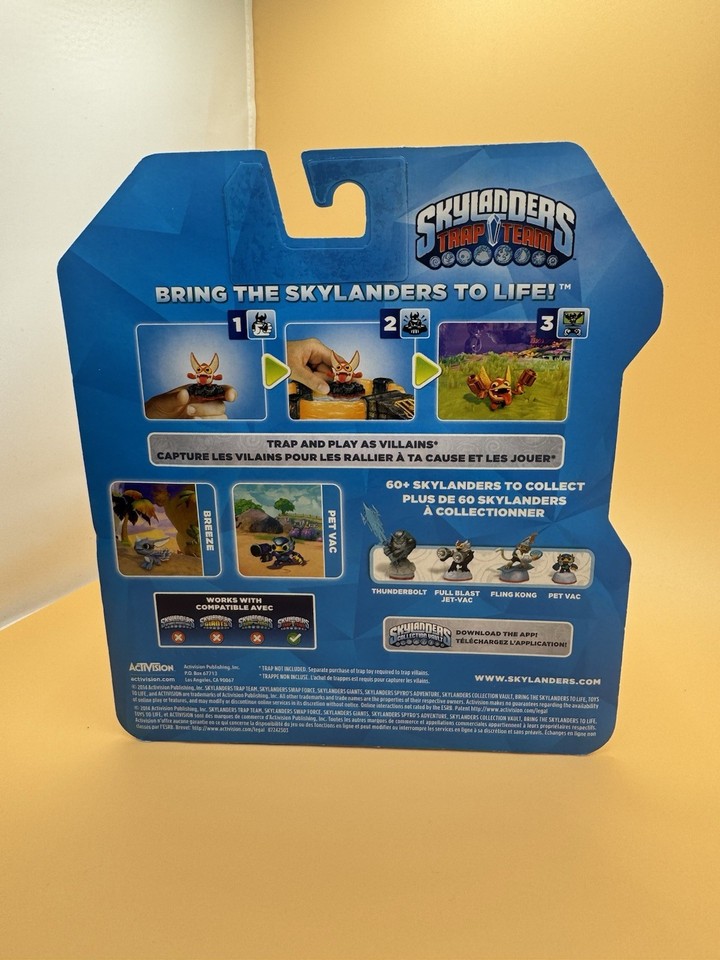 Skylanders Trap Team Minis Breeze and Pet Vac | eBay