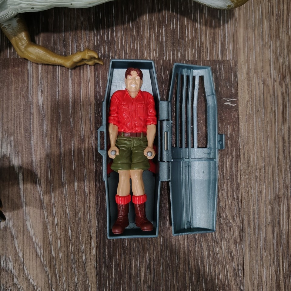 Vintage 1997 Jurassic Park Lost World Bull T-Rex JP28 Kenner Working ...