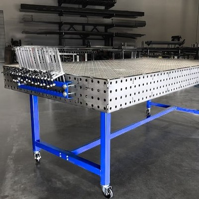 48"x96" Welding Fabrication Table 4x8ft DIY Flat Kit Fixture Laser Cut ...