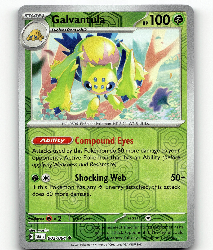 Galvantula (Uncommon)[SFA]: Buy and Sell Prices & Values - Pokécazilla