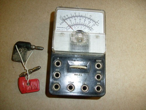 VINTAGE MONARCH MINI METER MODEL MT-5 AC&DC FROM RADIO ESTATE | eBay