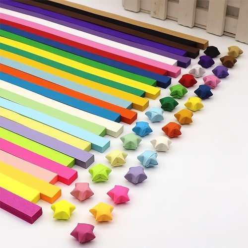 1030Pcs Paper Strips, 27 Assortment Color Paper, Origami Paper Strips ...