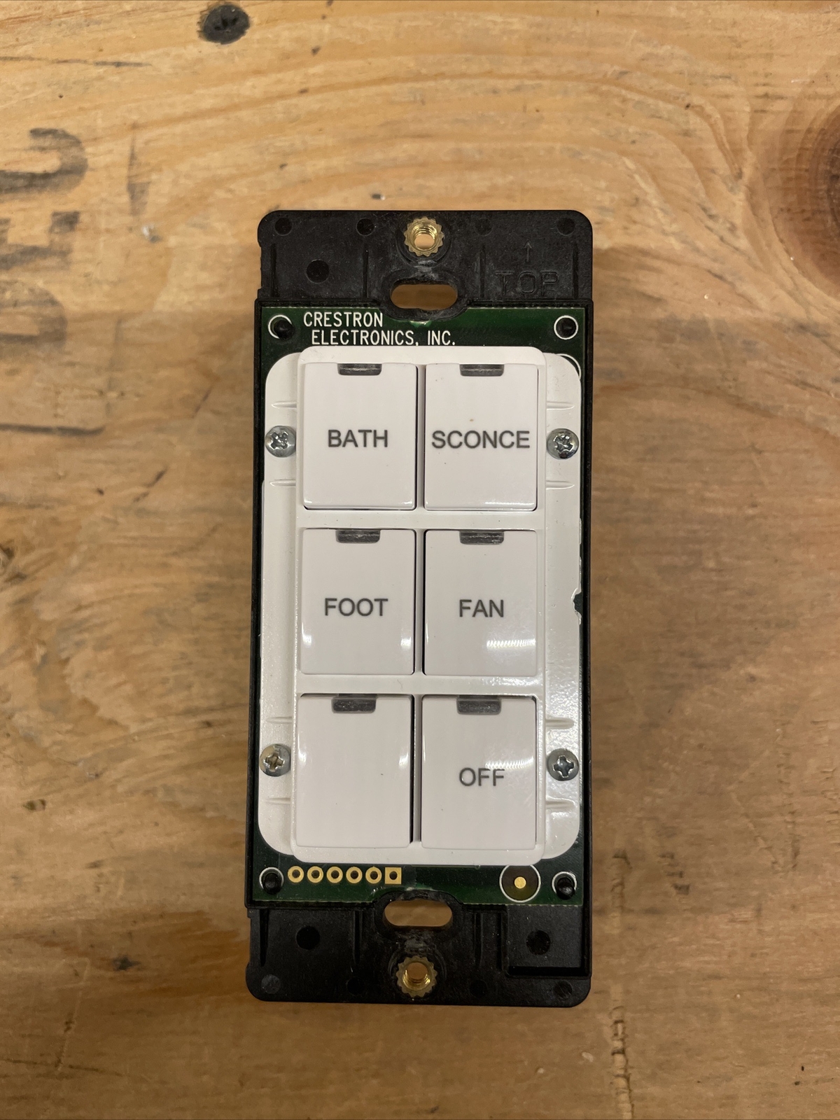 Crestron C2N-DB6W, 6 Button White Keypad. Excellent Condition | eBay