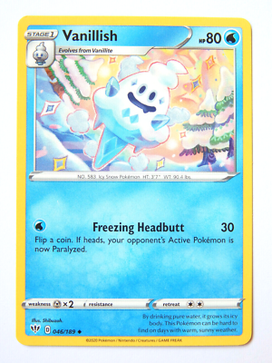 Vanillish Evolution Chart