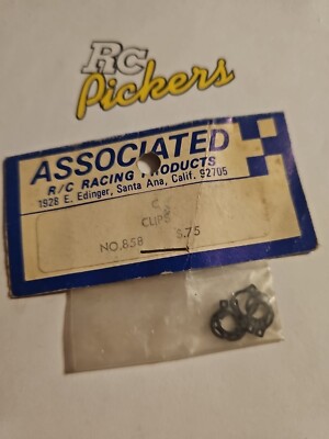 Vintage Team Associated 858 C Clips Edinger Tag RC500 RC250 Nitro (P2 ...
