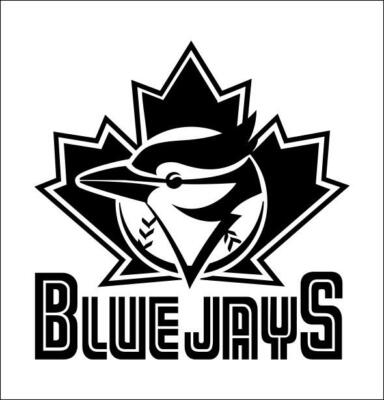 MLB Toronto Blue Jays baseball Vinyl Sticker Decal Car Window Bumper ...