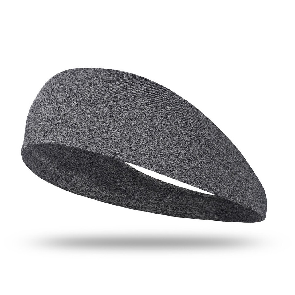 6x Mens Women Sweat Sweatband Headband Stretch Sports Head Band Yoga ...