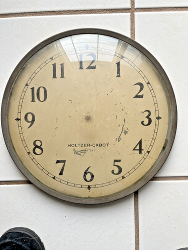 Holtzer-Cabot Boston Clock Dial & Bezel for Clock Repair Parts | eBay