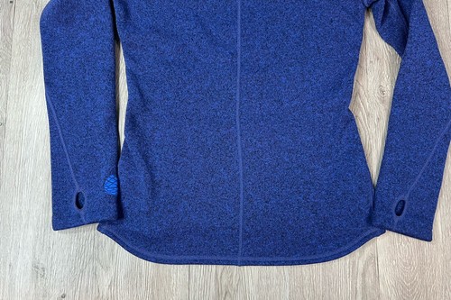 Stio Womens Sweetwater 1/4 Zip Fleece Pullover Hoodie Larkspur Blue ...