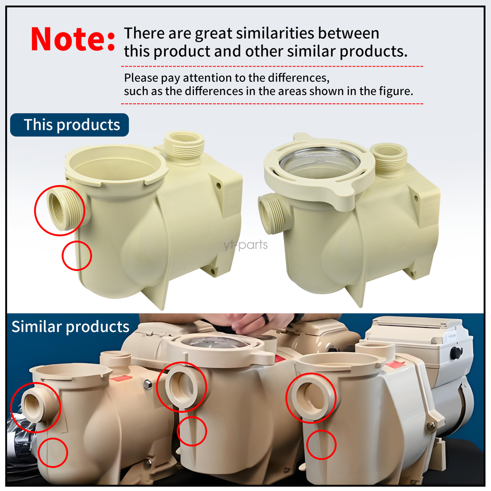 350089 350090 350091 Volute With Lid Fit Pentair SuperFlo Inground Pool ...