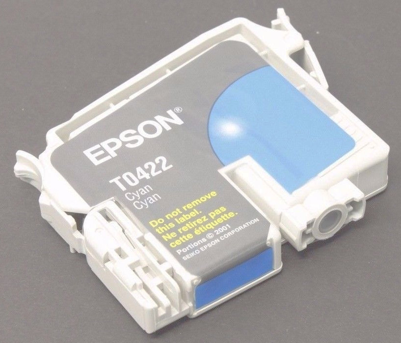 Genuine Original Epson T0422 Cyan Ink Catridge C82 CX5200 CX5400 | eBay