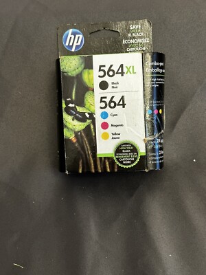 Genuine HP 564XL BLACK NOIR & 564 COLOR STANDARD INK *BRAND NEW 2018 | eBay