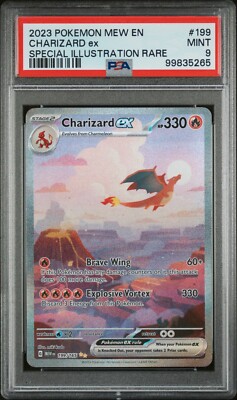 (PSA 9) CHARIZARD - 199 (199/165) Pokemon Scarlet & Violet 151 SIR ...