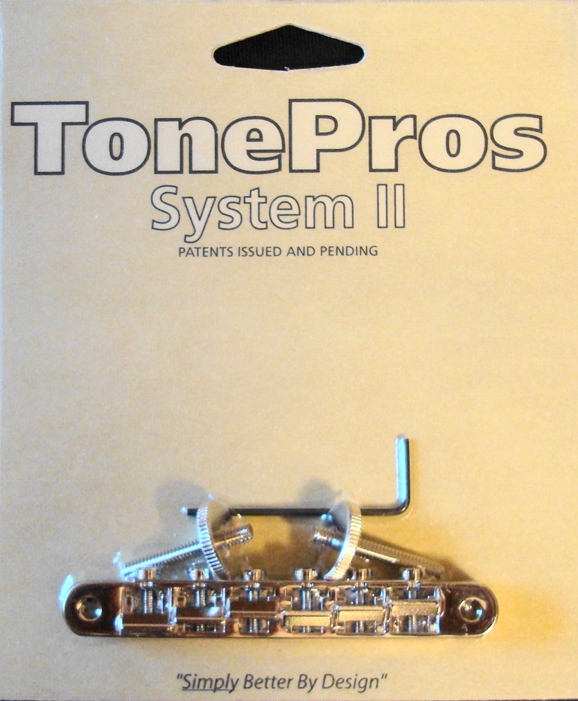 TonePros Avr2 II Tunematic Bridge Nickel Tom Abr Tone Pros for sale ...