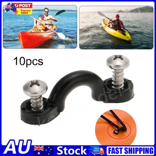 10x C Type Deck Rope Buckles Kayak Humpback Handle Buckle with Screw ...