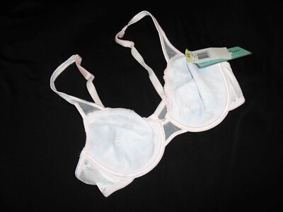 34B NWT Light Pink Chantilly Lace Vintage VANITY FAIR Very Glam Bra ...