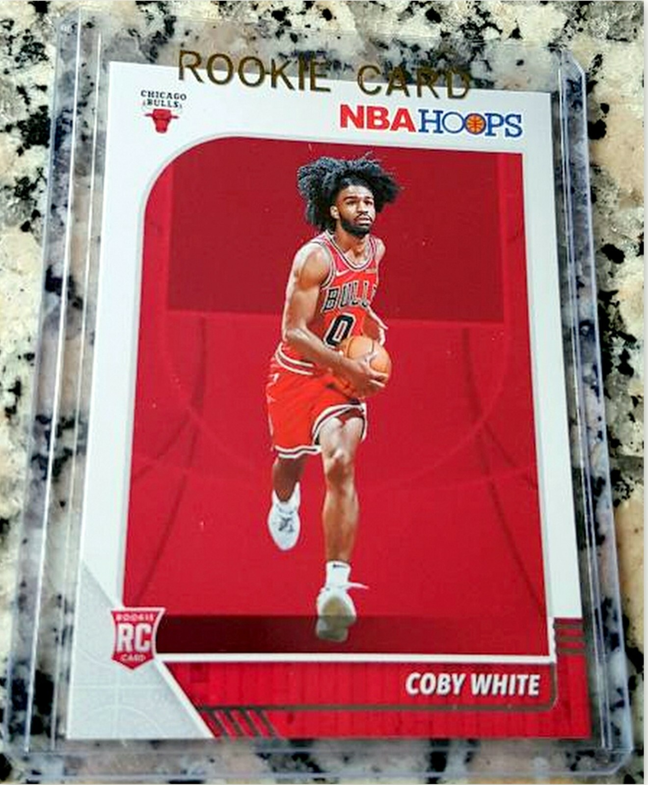 COBY WHITE 2019 NBA Hoops #1 Draft Pick Rookie Card RC Logo Chicago ...