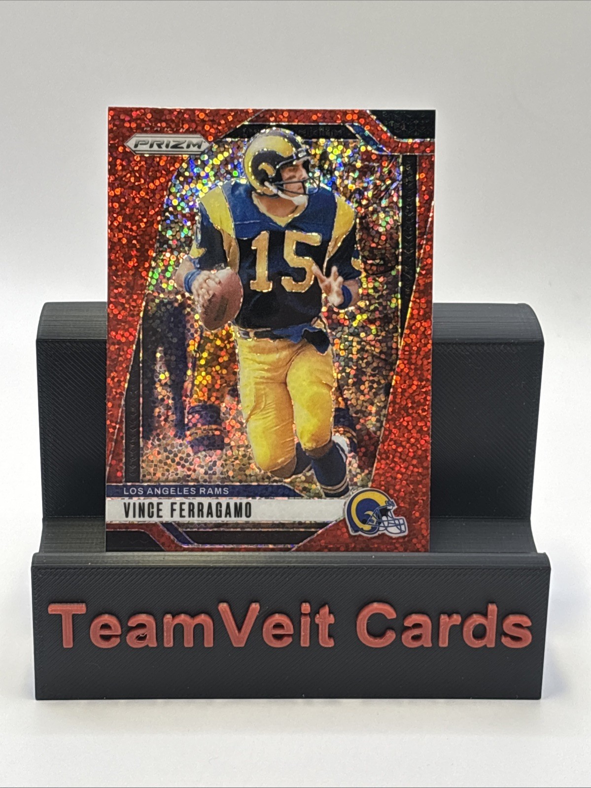 Vince Ferragamo 2024 Prizm #174 Red Sparkle /(SSP) Price Guide - Sports ...