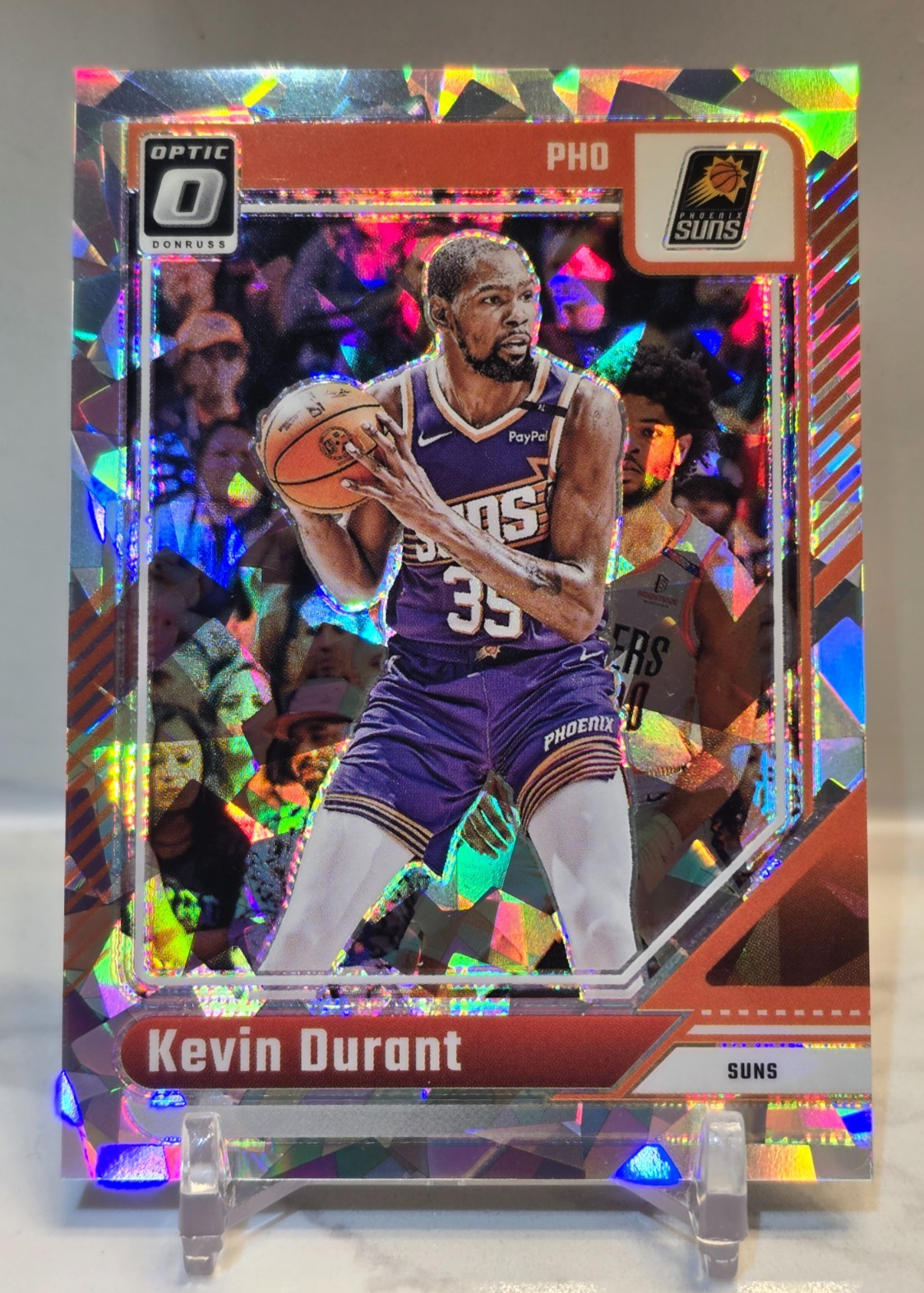 2024-25 Panini Donruss Optic - Kevin Durant #88 Cracked Ice Prizm /25 ...