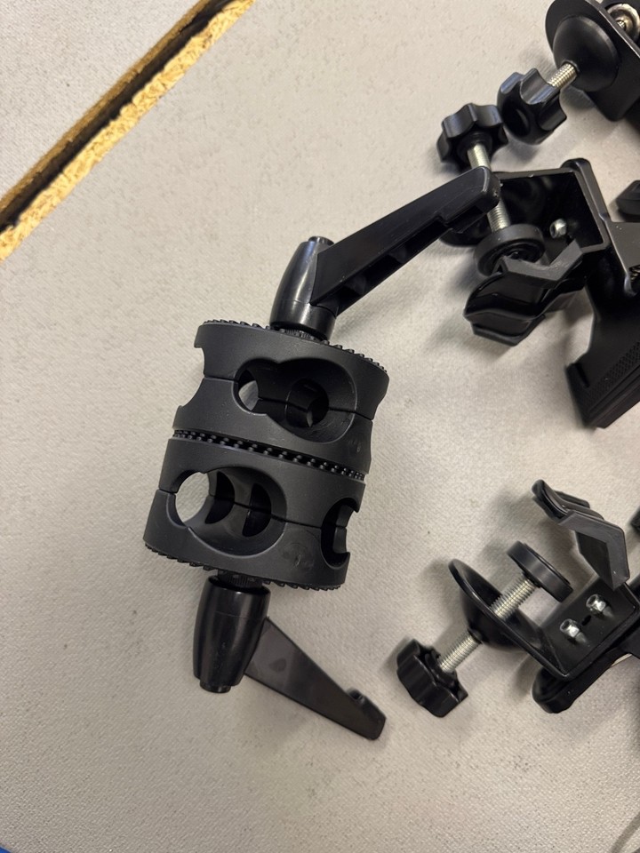 Studio lighting background clamps Various with extension arm. | eBay UK